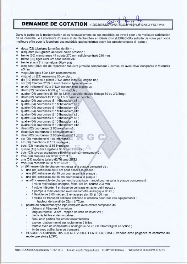 REJOIGNEZ-NOUS - LERGC SA